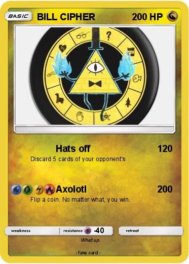 Pokémon BILL CIPHER 585 585 - Hats off - My Pokemon Card