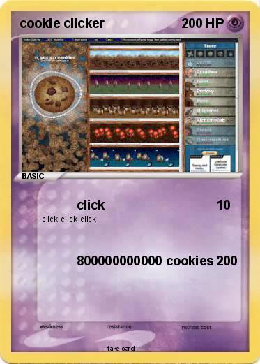 Pokémon cookie clicker 3 3 - click - My Pokemon Card