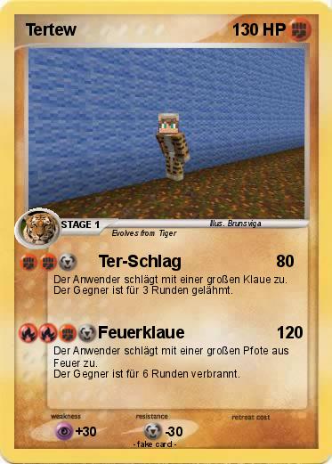 Pokémon Tertew - Ter-Schlag - My Pokemon Card