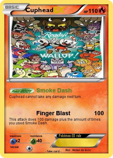 Pokémon Cuphead 137 137 - Smoke Dash - My Pokemon Card