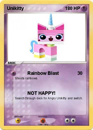 Pokémon Unikitty 111 111 - Rainbow Blast - My Pokemon Card