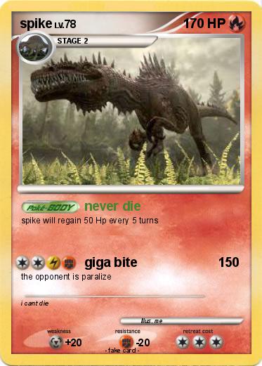 Pokémon spike 517 517 - never die - My Pokemon Card