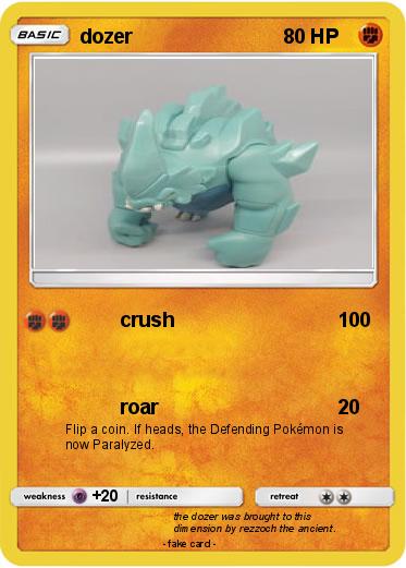 Pokémon dozer 19 19 - crush - My Pokemon Card