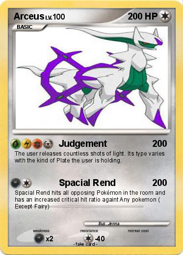 Pokémon Arceus 10178 10178 - Judgement - My Pokemon Card