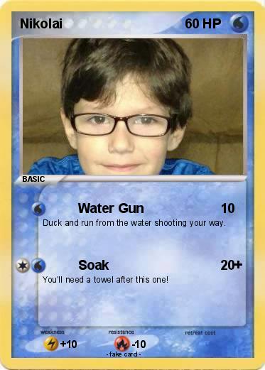 Pokémon Nikolai 144 144 - Water Gun - My Pokemon Card