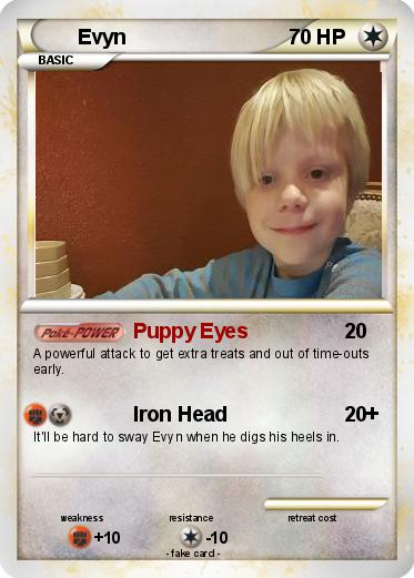 Pokémon Evyn 3 3 - Puppy Eyes - My Pokemon Card