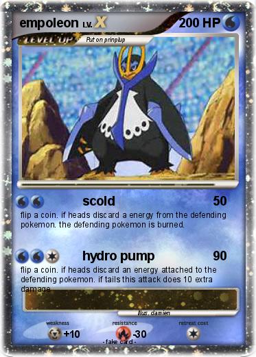 Pokémon empoleon 757 757 - scold - My Pokemon Card