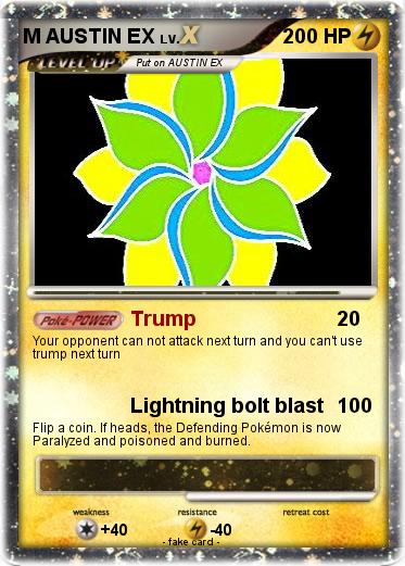 Pokémon M AUSTIN EX 3 3 - Trump - My Pokemon Card