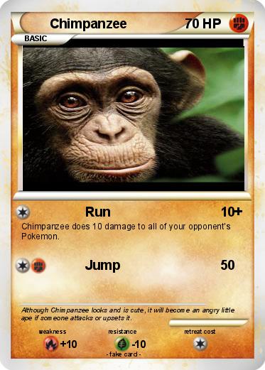 Pokémon Chimpanzee 13 13 - Run - My Pokemon Card