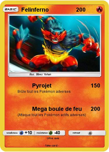 Pokémon Felinferno 30 30 - Pyrojet - Ma carte Pokémon