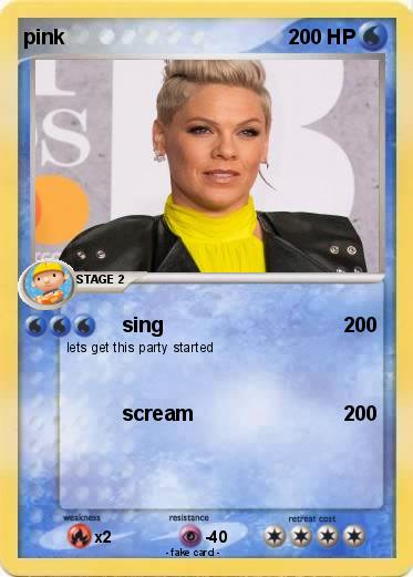 Pokémon pink 1661 1661 - sing - My Pokemon Card