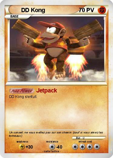 Pokémon DD Kong - Jetpack - Ma carte Pokémon
