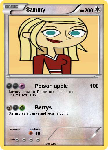 Pokémon Sammy 150 150 - Poison apple - My Pokemon Card