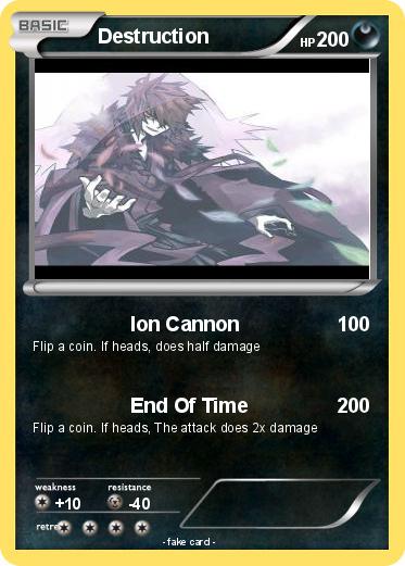 Pokémon Destruction 127 127 - Ion Cannon - My Pokemon Card