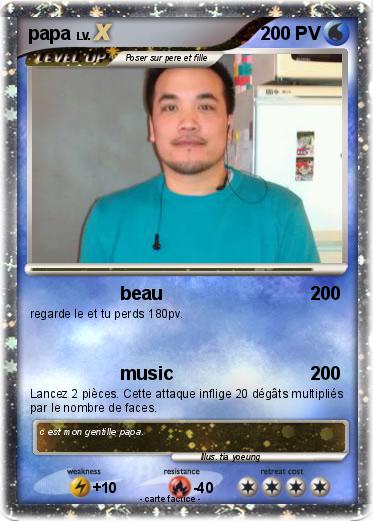 Pokémon papa 777 777 - beau - Ma carte Pokémon