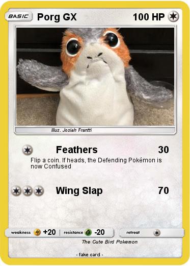 Pokémon Porg GX - Feathers - My Pokemon Card