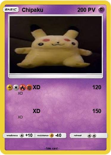 Pokémon Chipaku - XD - Mi carta pokémon