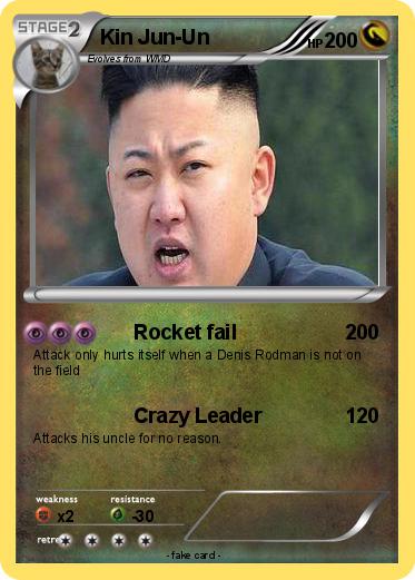 Pokémon Kin Jun Un - Rocket fail - My Pokemon Card