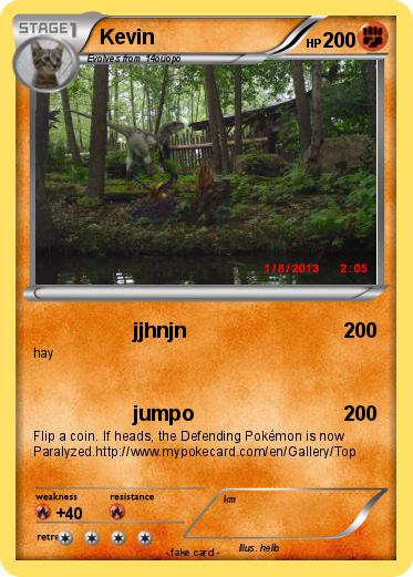 Pokémon Kevin 1013 1013 - jjhnjn - My Pokemon Card