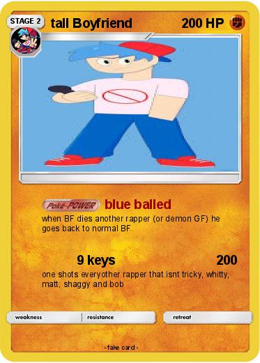 Pokémon tall Boyfriend - blue balled - My Pokemon Card