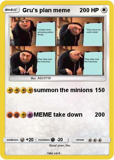 Pokémon Gru s plan meme - summon the minions - My Pokemon Card