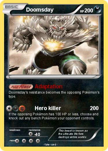 Pokémon Doomsday 70 70 - Adaptation - My Pokemon Card