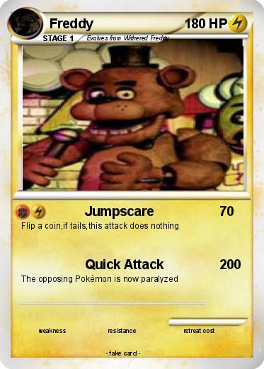 Pokémon Freddy 3000 3000 - Jumpscare - My Pokemon Card