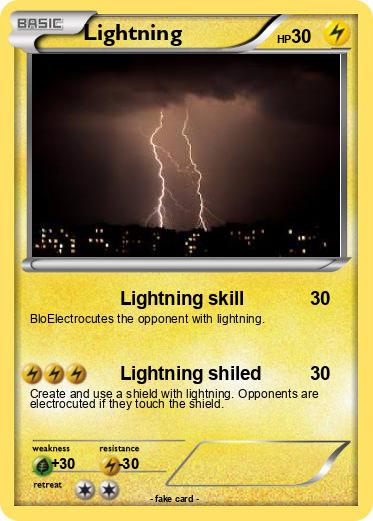 Pokémon Lightning 2104 2104 - Lightning skill - My Pokemon Card