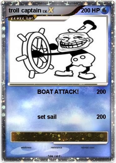 Pokémon troll captain - BOAT ATTACK! - My Pokemon Card