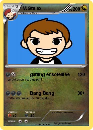Pokémon M Gta ex - gatling ensoleillée - Ma carte Pokémon