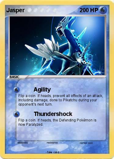 Pokémon Jasper 262 262 - Agility - My Pokemon Card