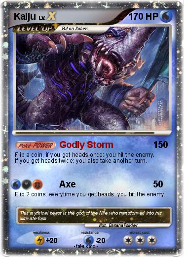 Pokémon Kaiju 46 46 - Godly Storm - My Pokemon Card