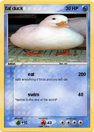 Pokémon fat duck 7 7 - eat - My Pokemon Card