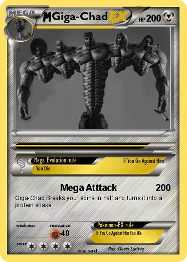 Pokémon Giga Chad 7 7 - Mega Atttack - My Pokemon Card