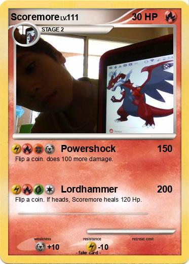Pokémon Scoremore - Powershock - My Pokemon Card