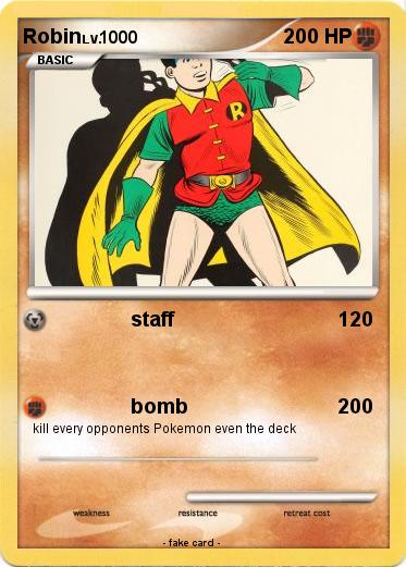 Pokémon Robin 1052 1052 - staff - My Pokemon Card