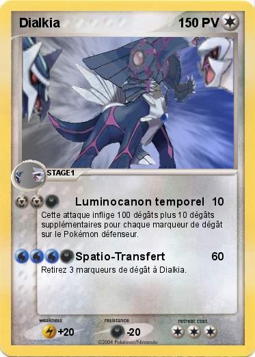 Pokémon Dialkia 74 74 - Luminocanon temporel - Ma carte Pokémon