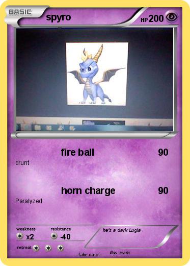 Pokémon spyro 935 935 - fire ball - My Pokemon Card