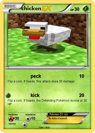 Pokémon chicken 1120 1120 - peck - My Pokemon Card