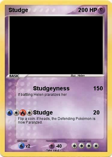 Pokémon Studge - Studgeyness - My Pokemon Card
