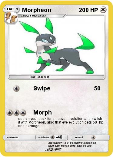 Pokémon Morpheon 1 1 - Swipe - My Pokemon Card