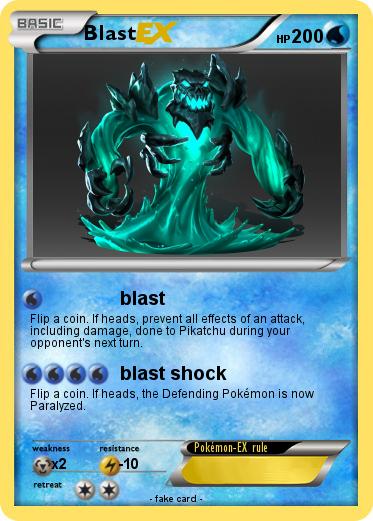 Pokémon Blast 221 221 - blast - My Pokemon Card