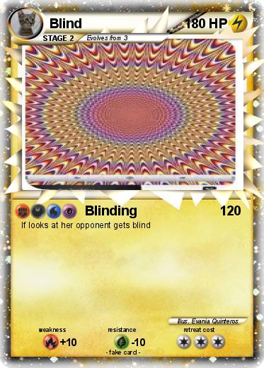 Pokémon Blind 54 54 - Blinding - My Pokemon Card