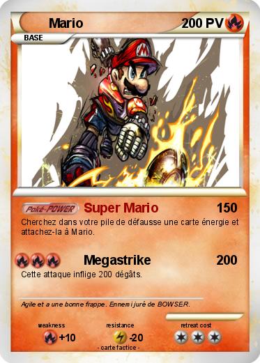 Pokémon Mario 7290 7290 - Super Mario - Ma carte Pokémon