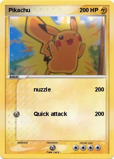 Pokémon Pikachu 11478 11478 - nuzzle - My Pokemon Card
