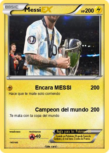 Pokémon Messi 2381 2381 - Encara MESSI - Mi carta pokémon