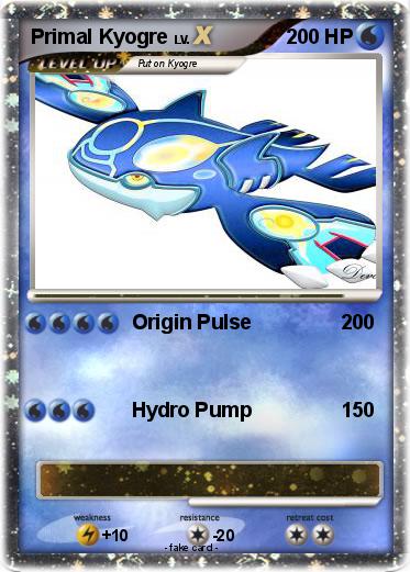 Pokémon Primal Kyogre 163 163 - Origin Pulse - My Pokemon Card
