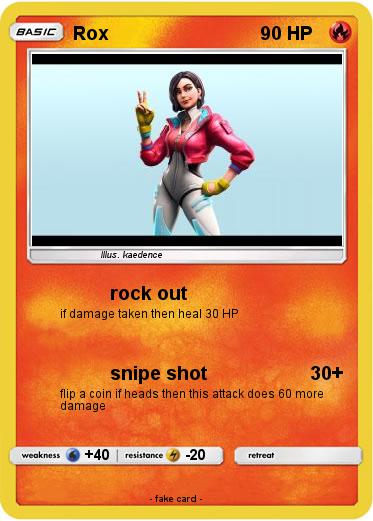 Pokémon Rox 28 28 - rock out - My Pokemon Card