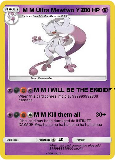 Pokémon M M Ultra Mewtwo Y EX - M M I WILL BE THE END OF YOU - My ...