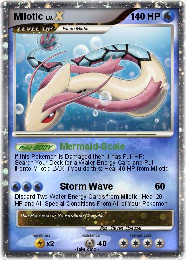 Pokémon Milotic 226 226 - Mermaid-Scale - My Pokemon Card